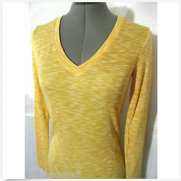 Basic House | Tops | New Basic House Work Out Top L Yellow Space Dyed ...